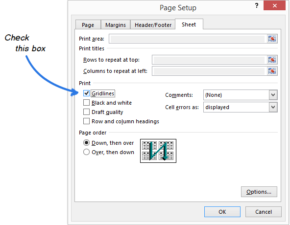 Hướng Dẫn Cách In đường Lưới Trong Bảng Tính Excel 2025